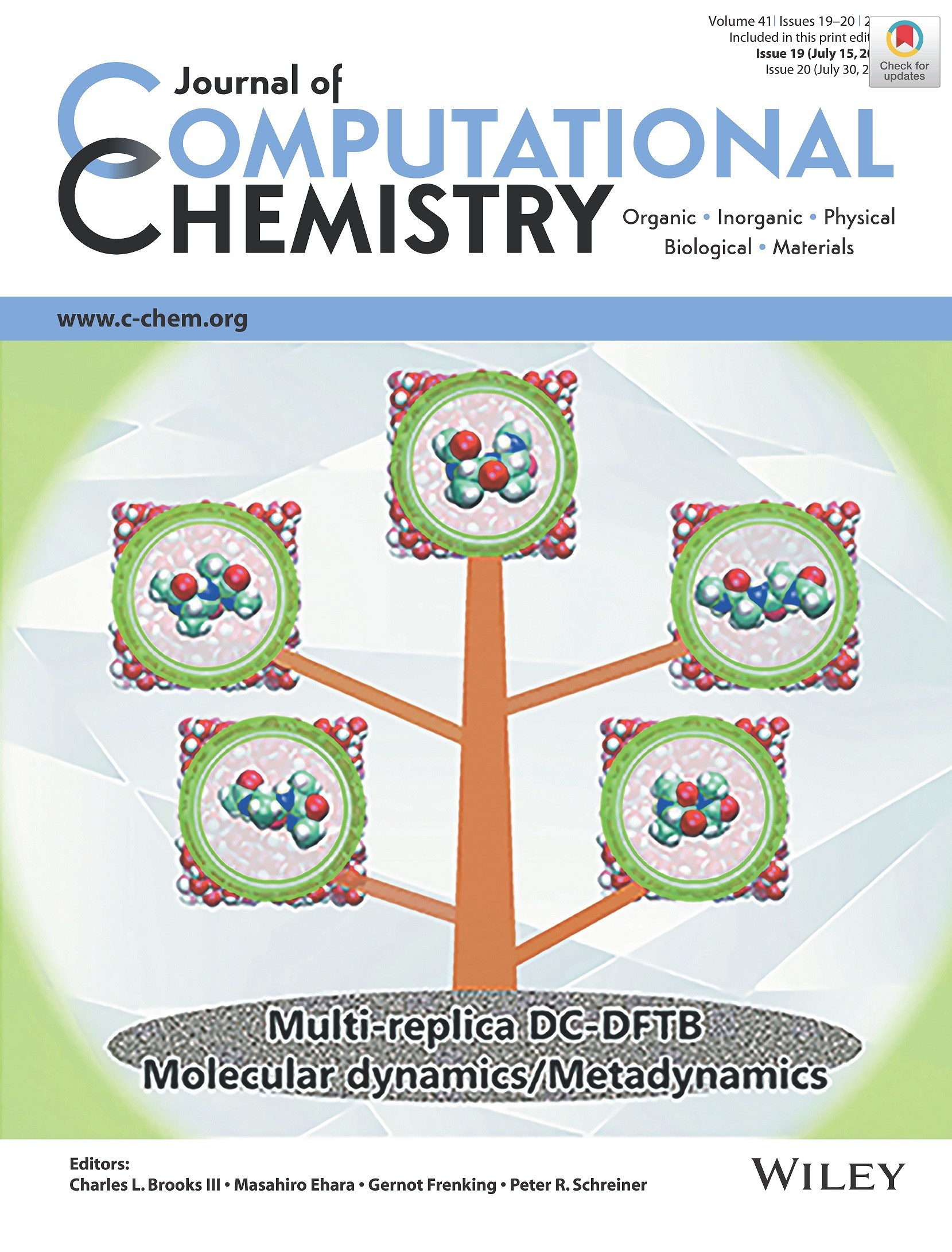 Paper on Hierarchical Parallelization of DC-DFTB-MD/MTD was adopted in Cover Image of J. Comput ...